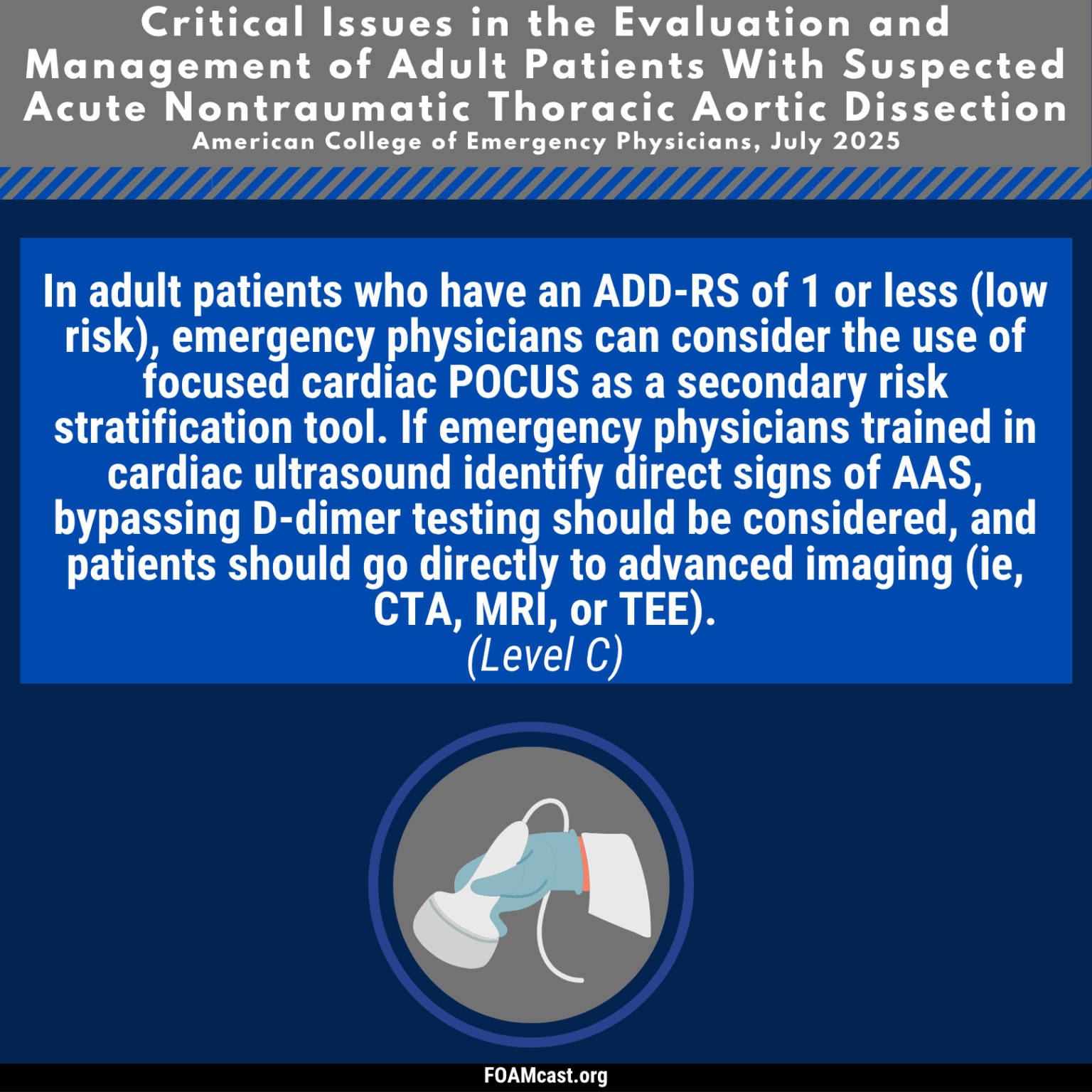 Thoracic Aortic Dissection: ACEP Clinical Policy Update – FOAMcast